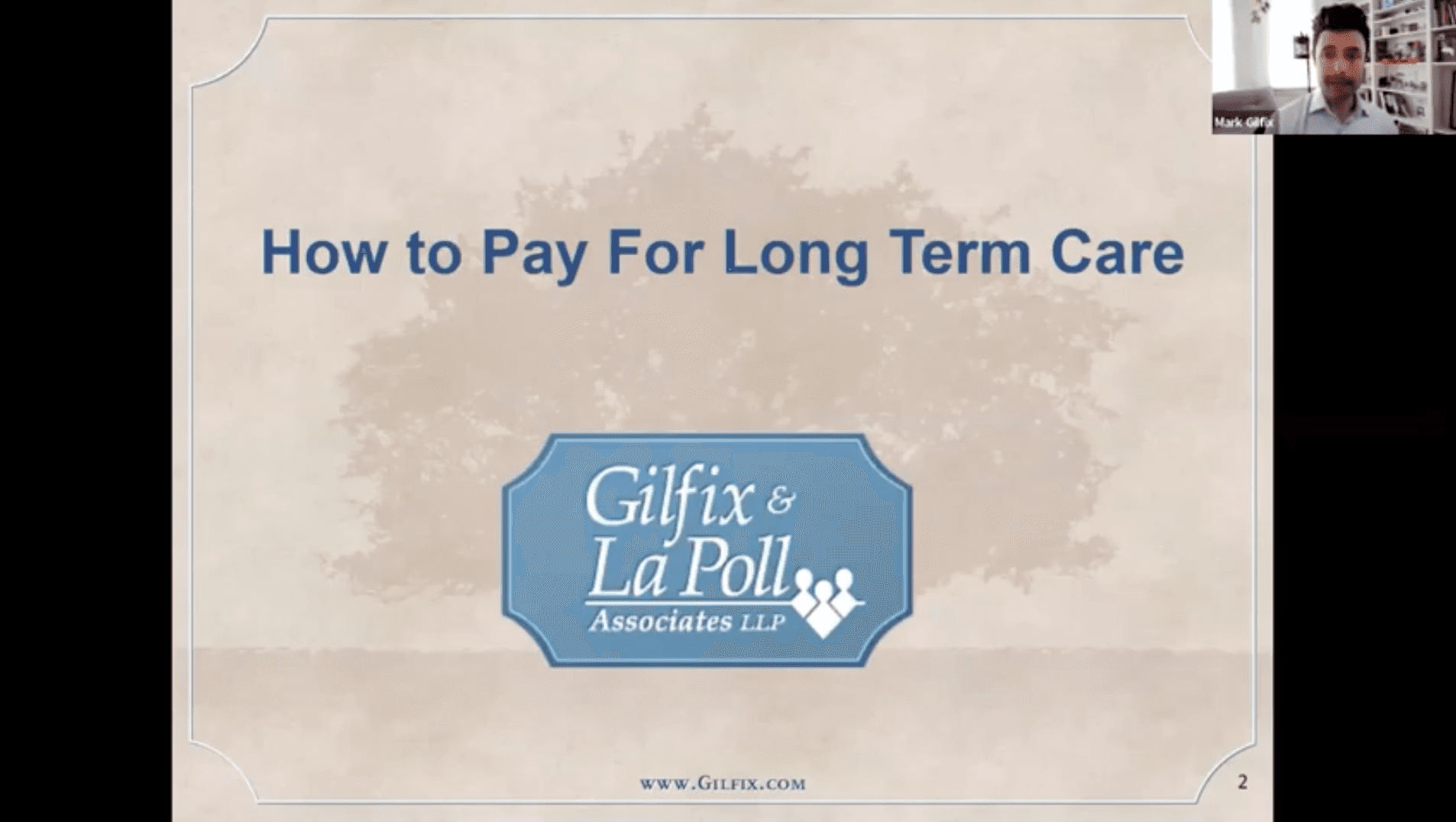 How to Pay for the Cost of Long Term Care - A Masterclass by Gilfix ...